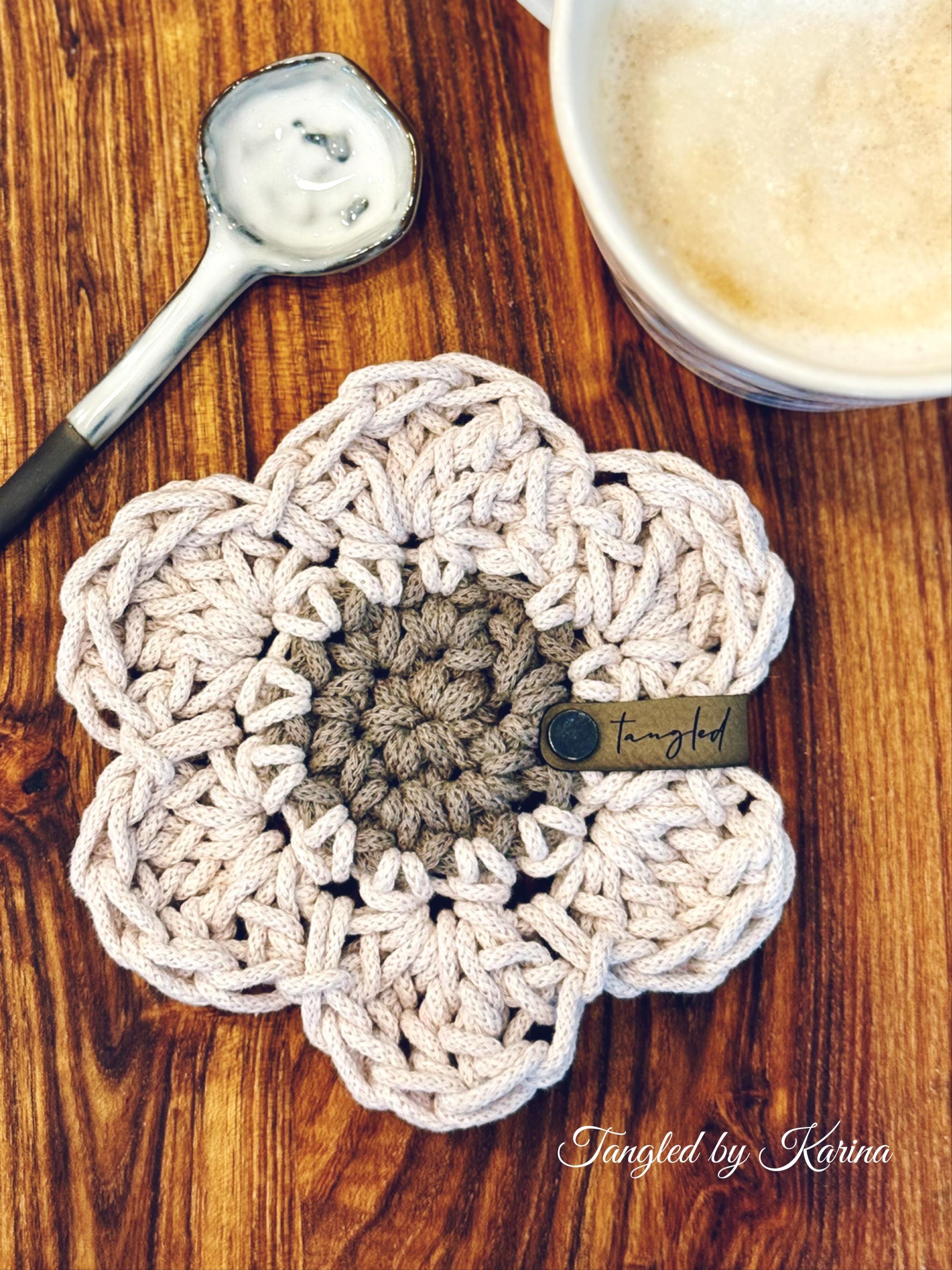 Cottage Blossom Crochet Flower Trivet Pattern (PDF Download) - Etsy