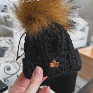 Tiny Toque Ornament Crochet Pattern Beanie Ornament Crochet Christmas ...