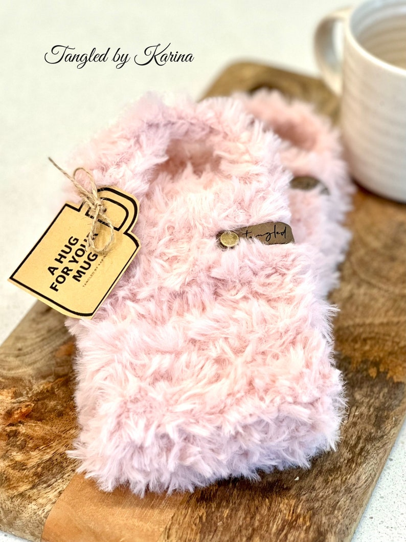 Hug Your Mug Cozy Tags: Stanley Tumbler, Crochet Tags (PDF Pattern) - Etsy