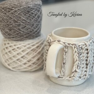 Crochet PATTERN Hug Your Mug Cozy | Crochet Pattern | Rustic Farmhouse ...