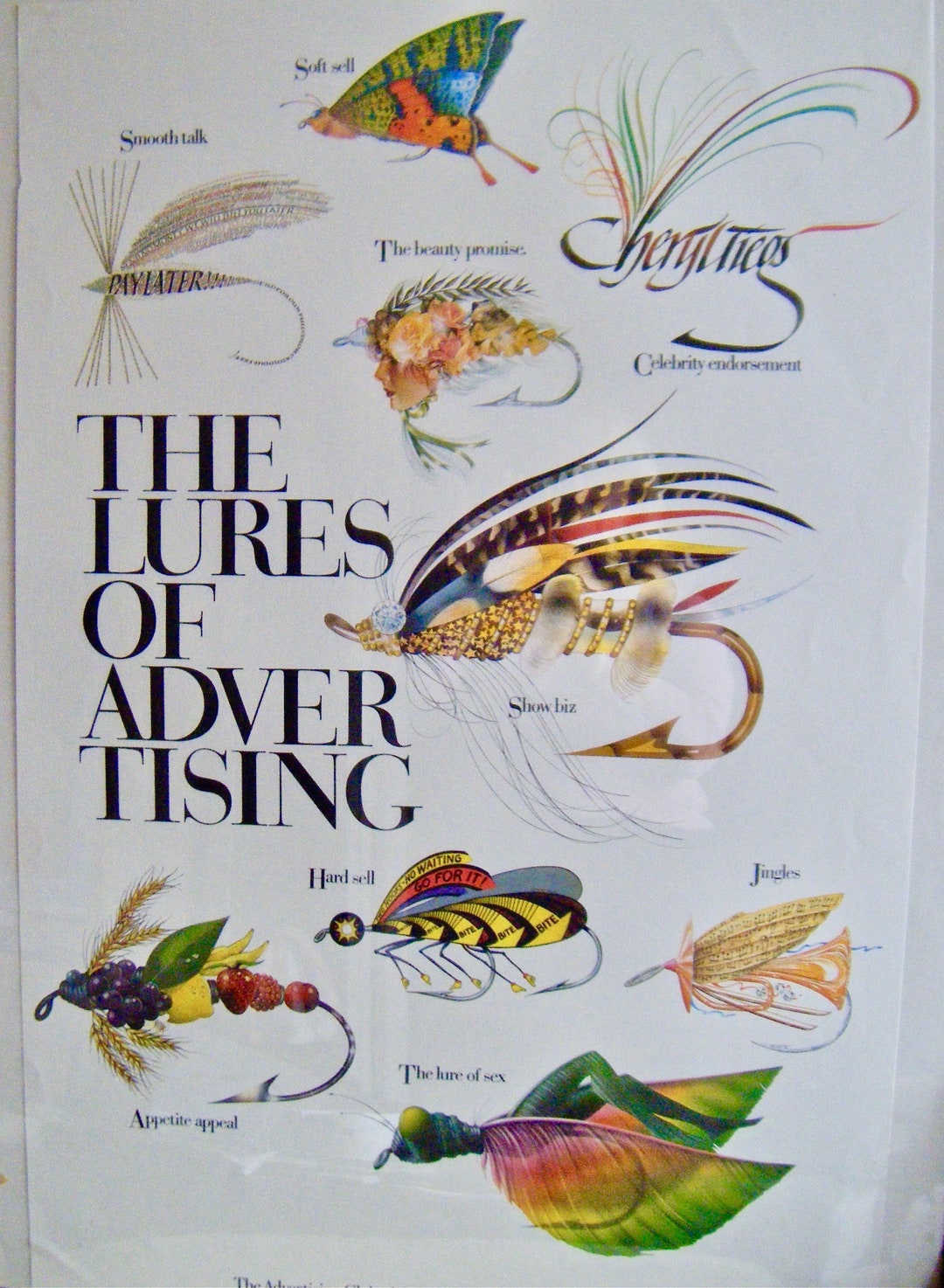 The Lures of Advertising Poster - Etsy