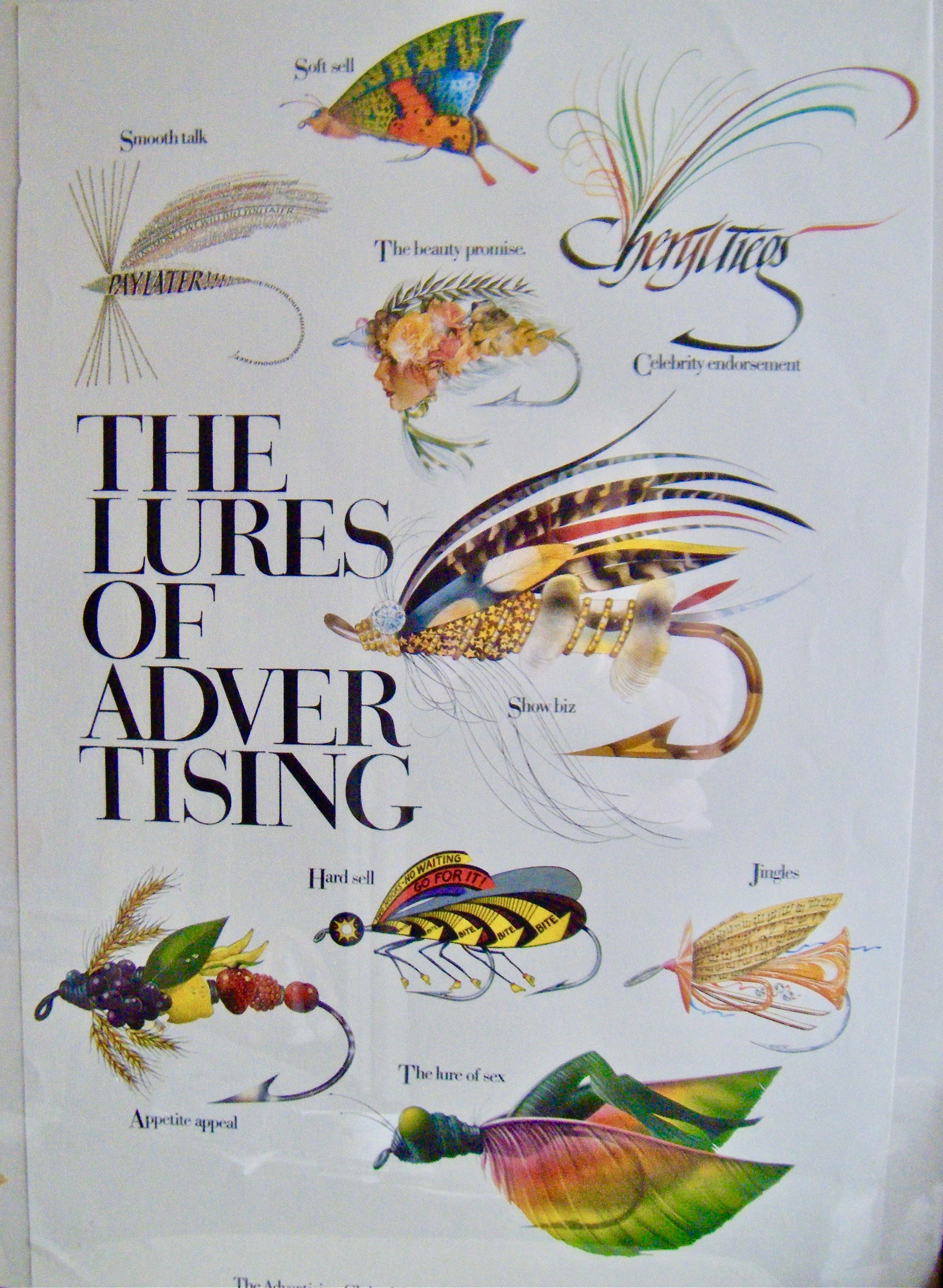 The Lures of Advertising Poster - Etsy