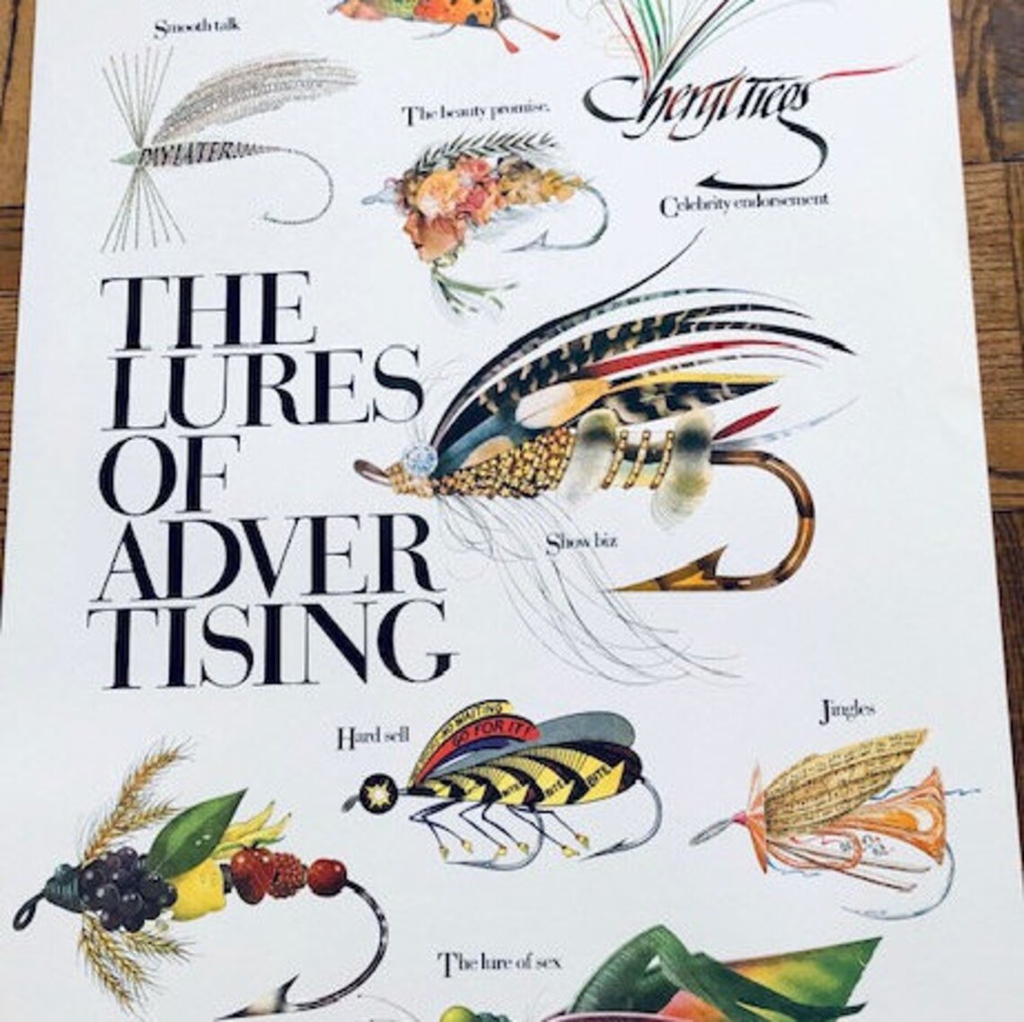 The Lures of Advertising Poster - Etsy