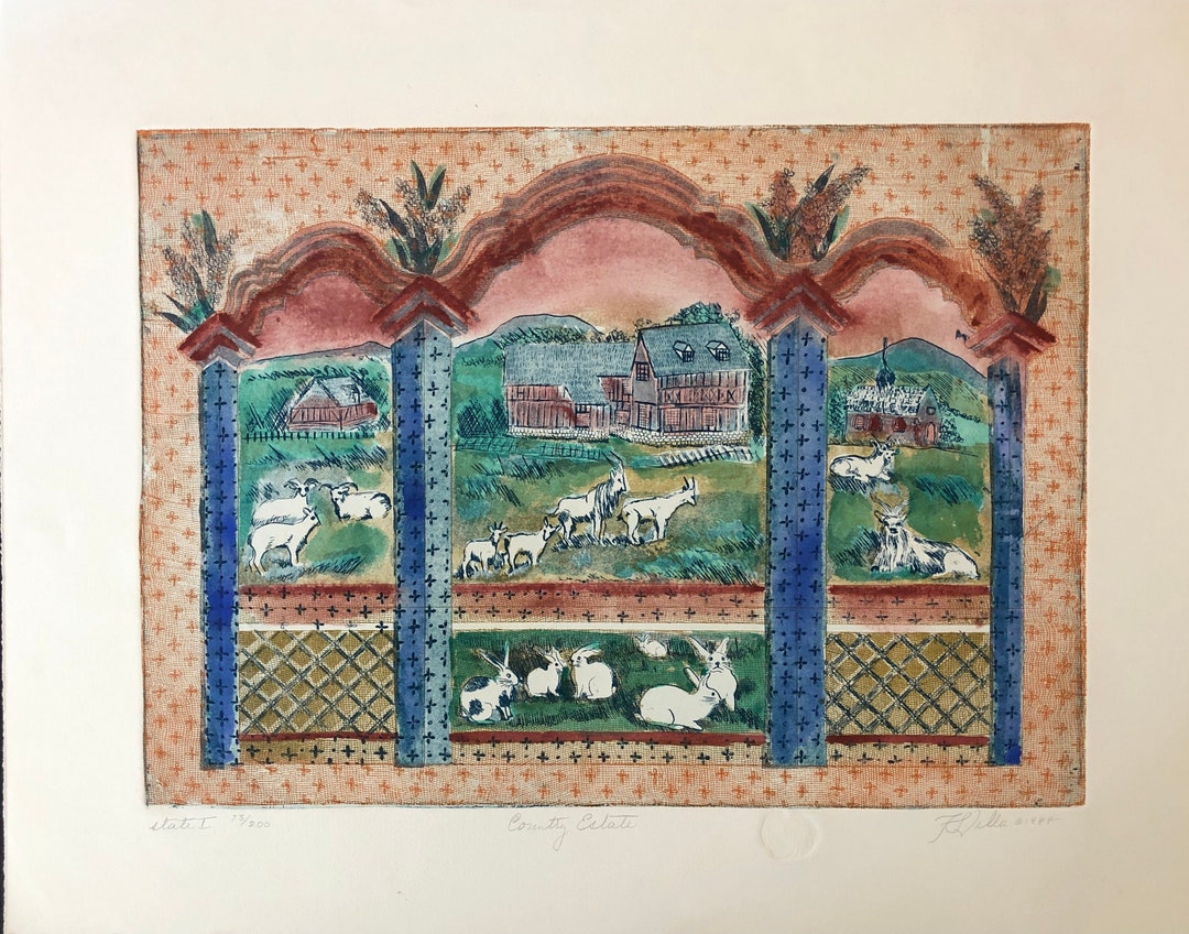 Country Estate by Frances Vella - Etsy
