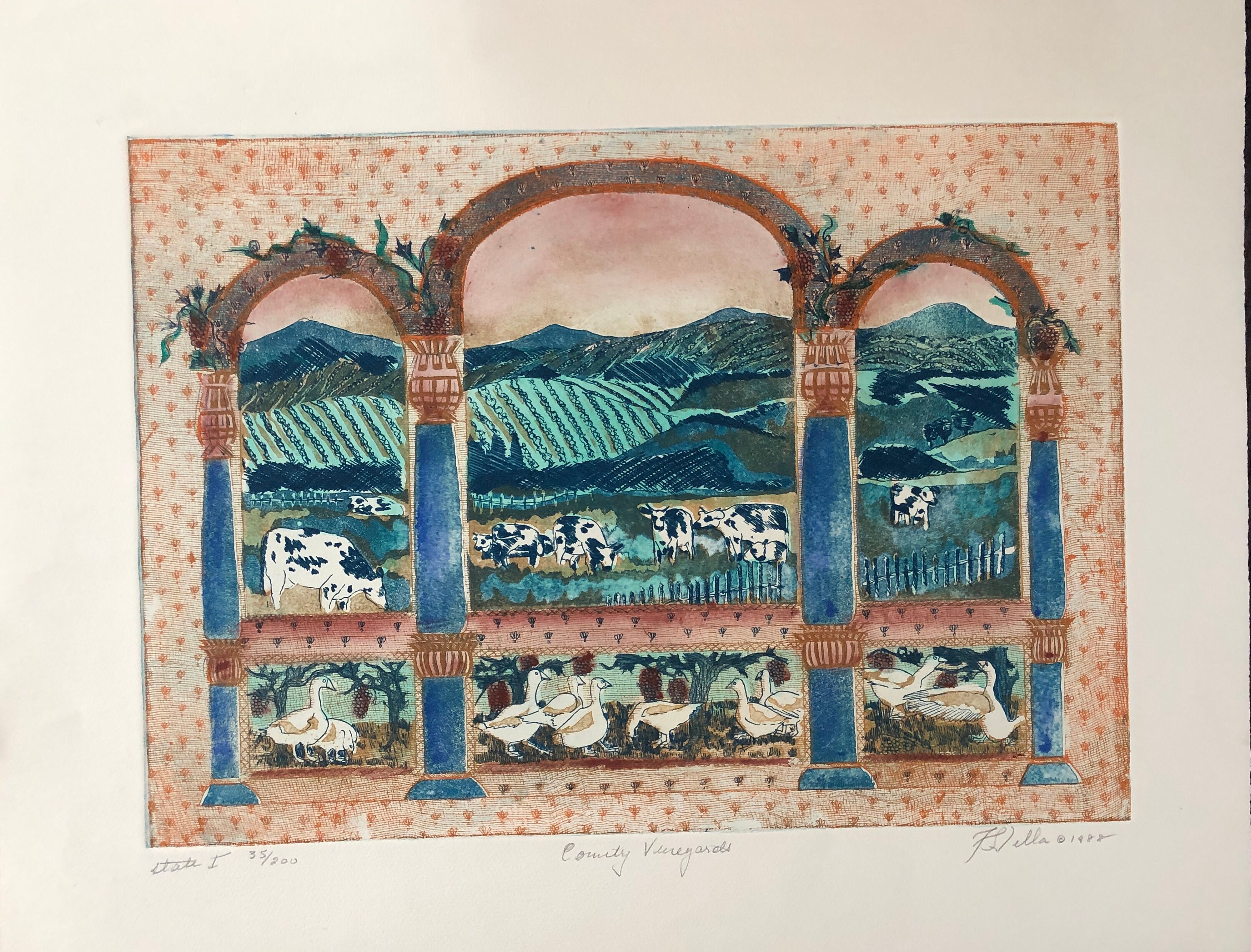 Country Estate by Frances Vella - Etsy