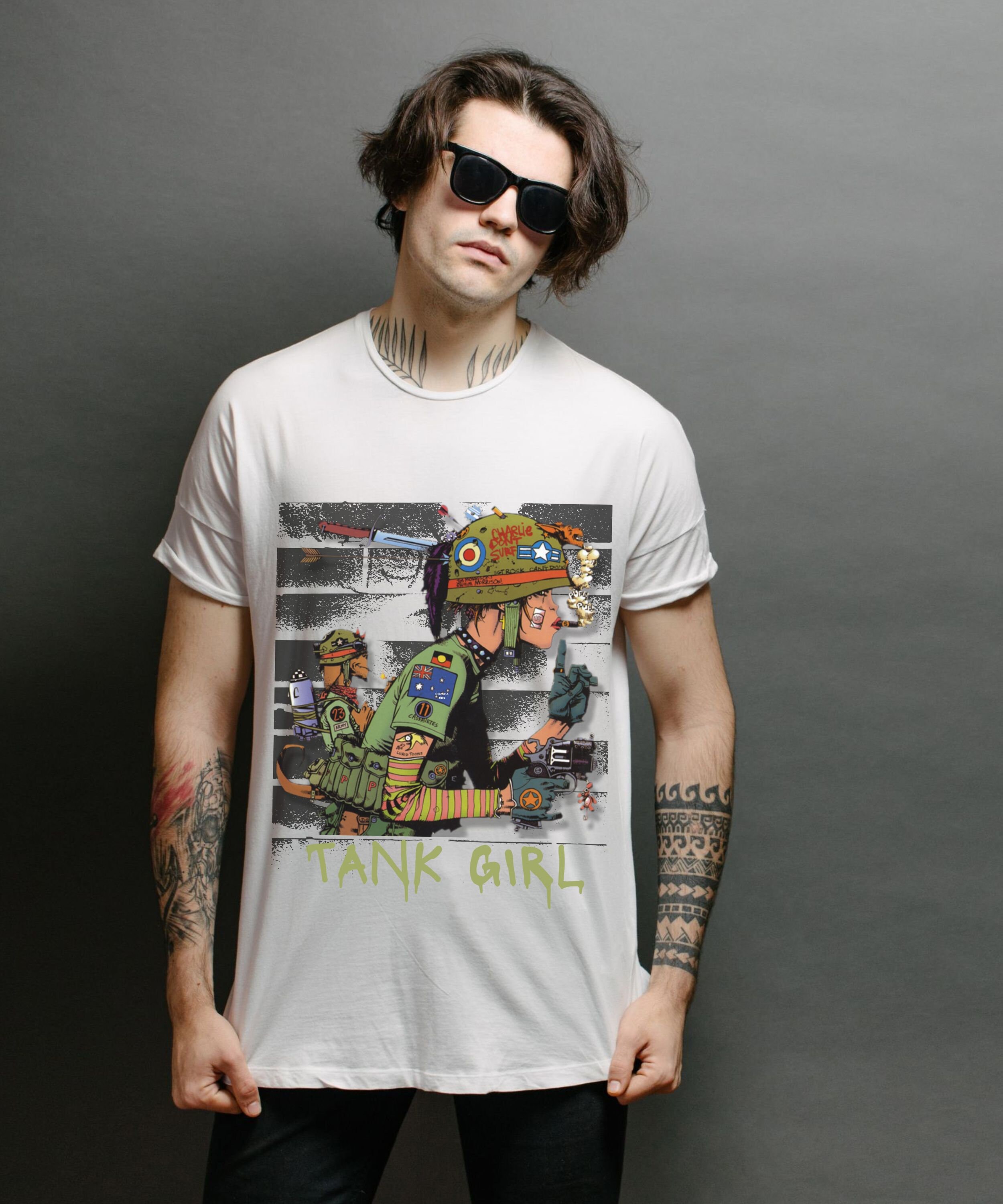 Tank Girl, Tank Girl Comic Tee, Tank Girl Graphic, Military Girl Gift ...