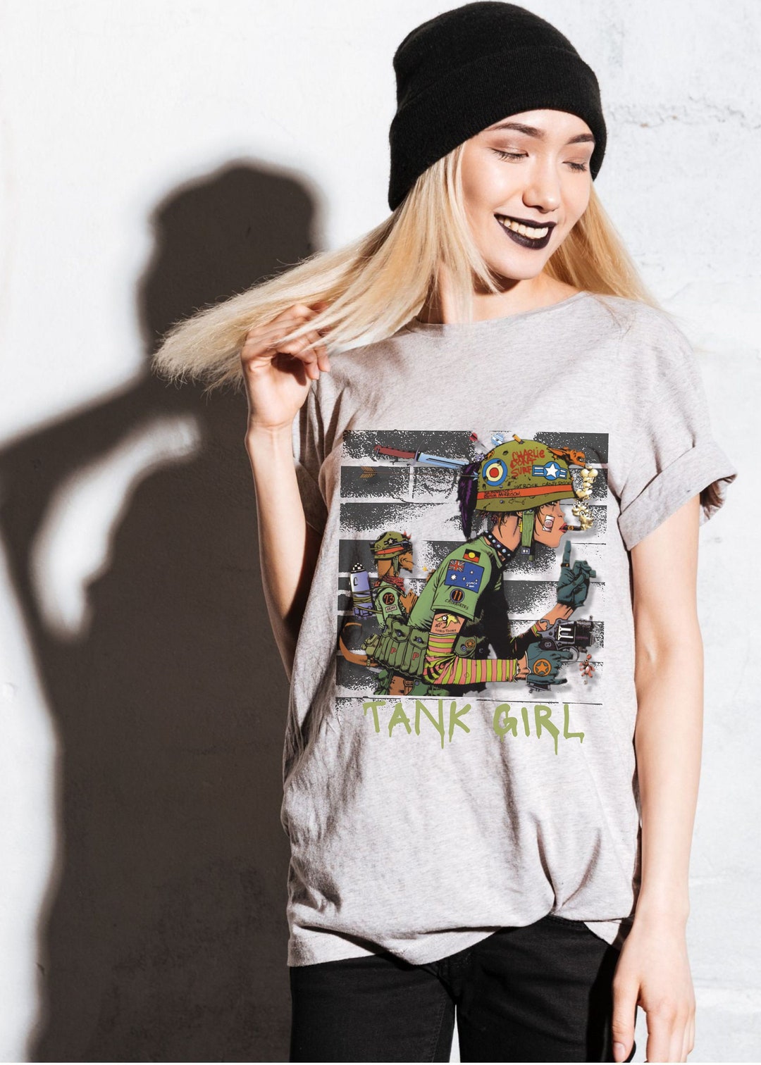 Tank Girl, Tank Girl Comic Tee, Tank Girl Graphic, Military Girl Gift ...