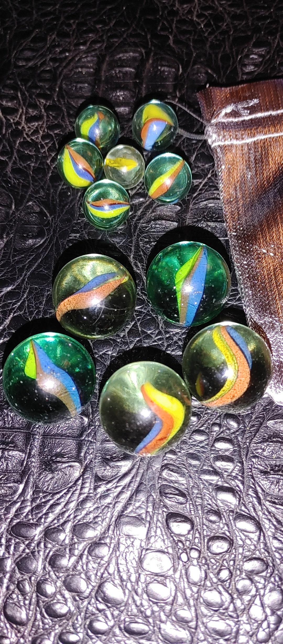 Vintage 1970's Cat Eye Marbles Rare - Etsy