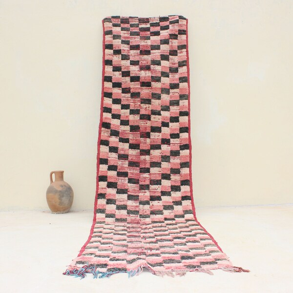 Checkered Rug Runner - Etsy