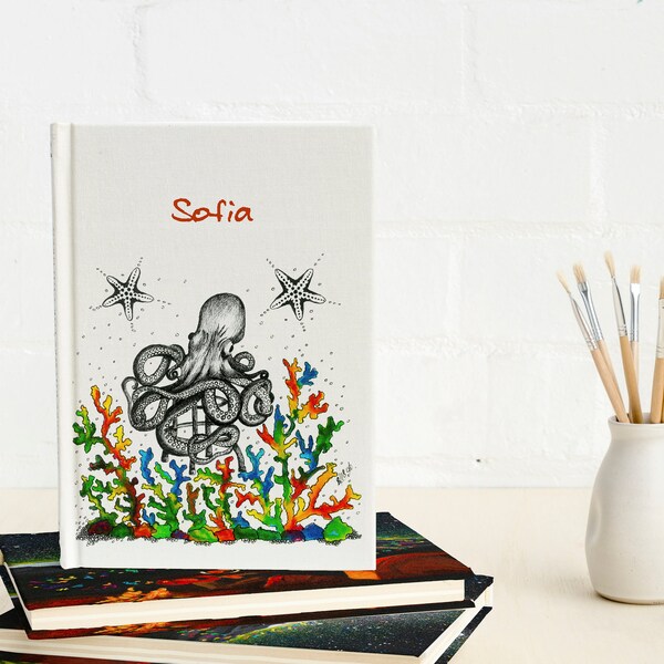 Octopus Notebook - Etsy