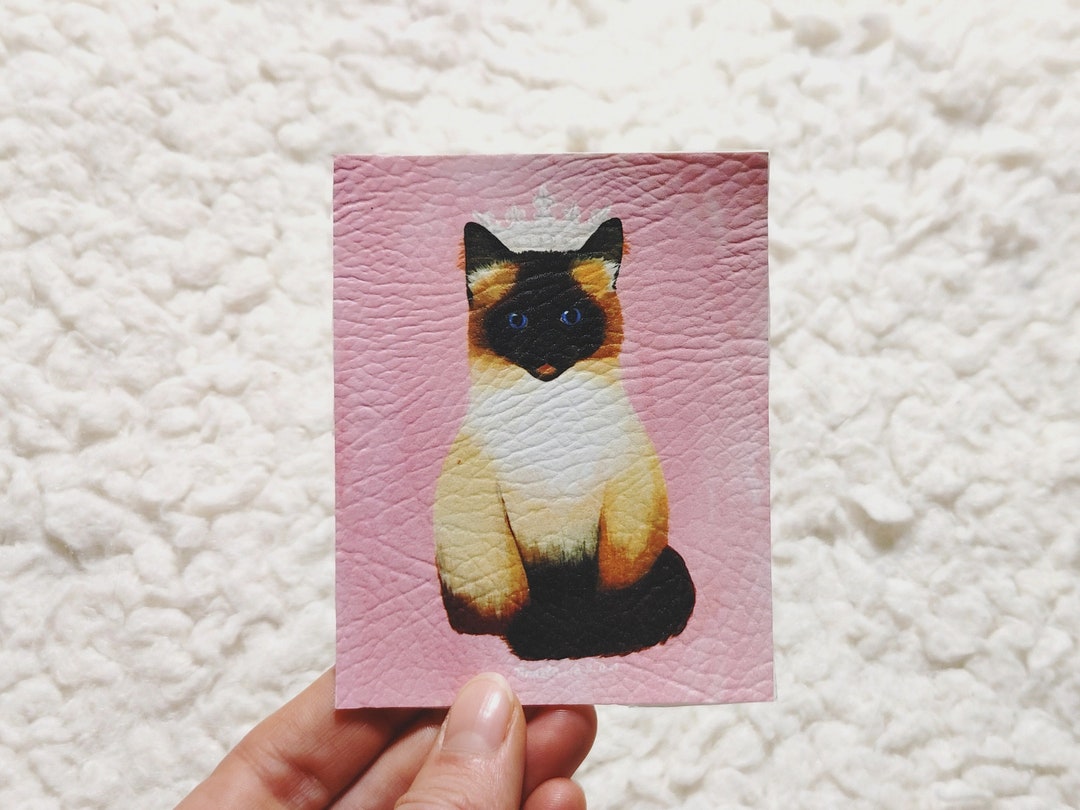 Princess Siamese Cat Patch | Iron On/sew on Applique - Etsy