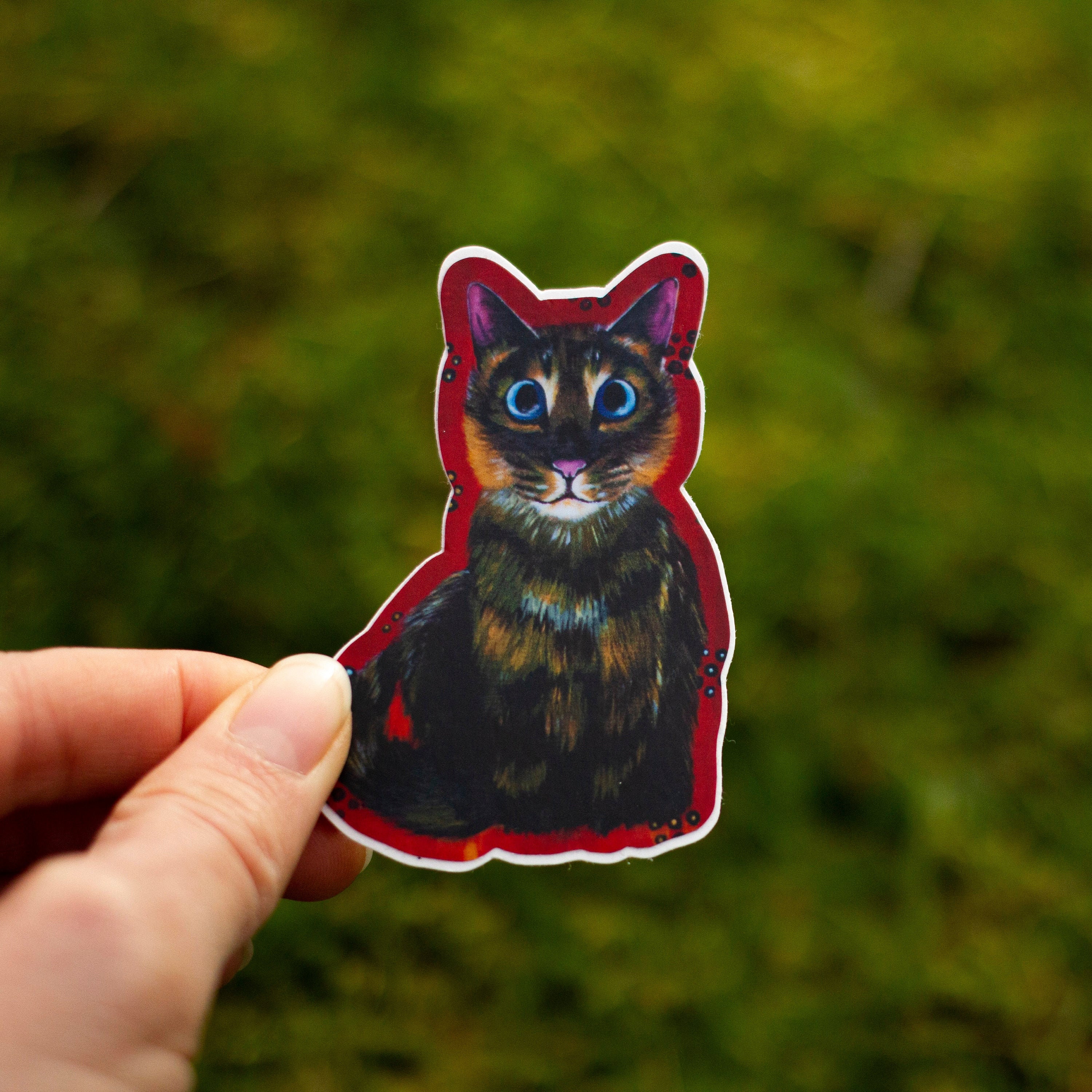 Cute Cat Stickers Laptop Vinyl Sticker - Etsy