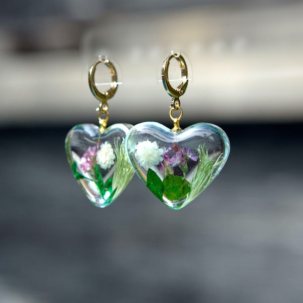 Epoxy Resin Earrings - Etsy