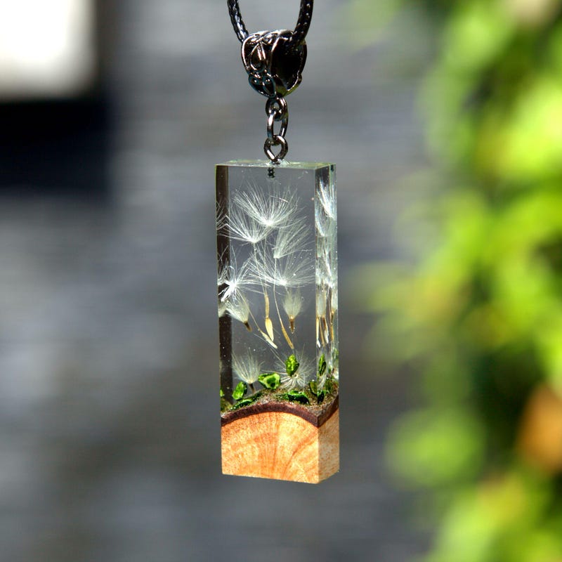 Resin Pendant - Etsy