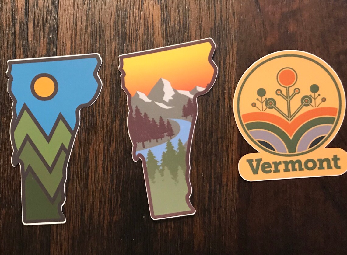 Vermont Sticker Pack | Etsy