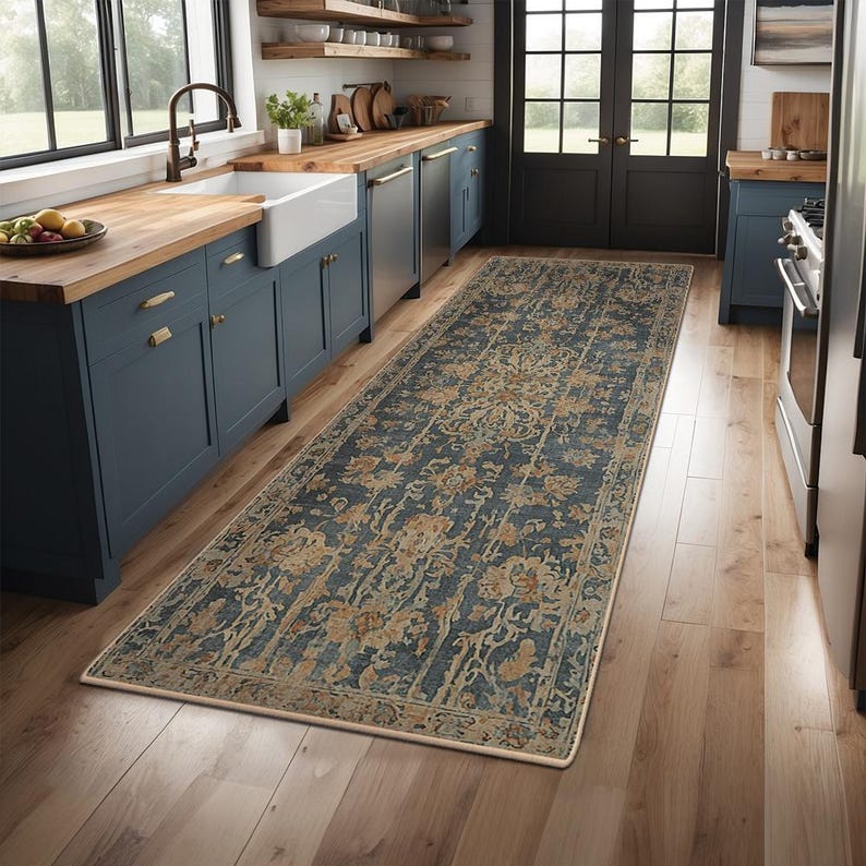 Non-slip Kitchen Rug, Runner Rug, Laundry Mat, Hallway, Entryway, Low ...