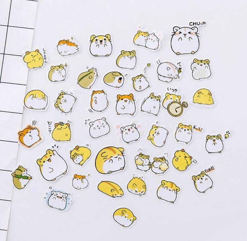 Set of 14 Packs Kawaii Sticker Flake Bundle - Etsy