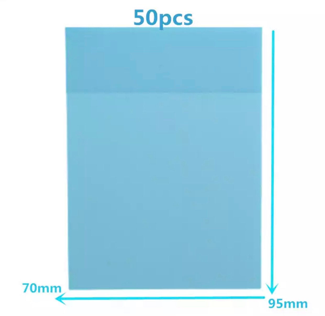 Transparent Sticky Notes 50 Sheets | Etsy