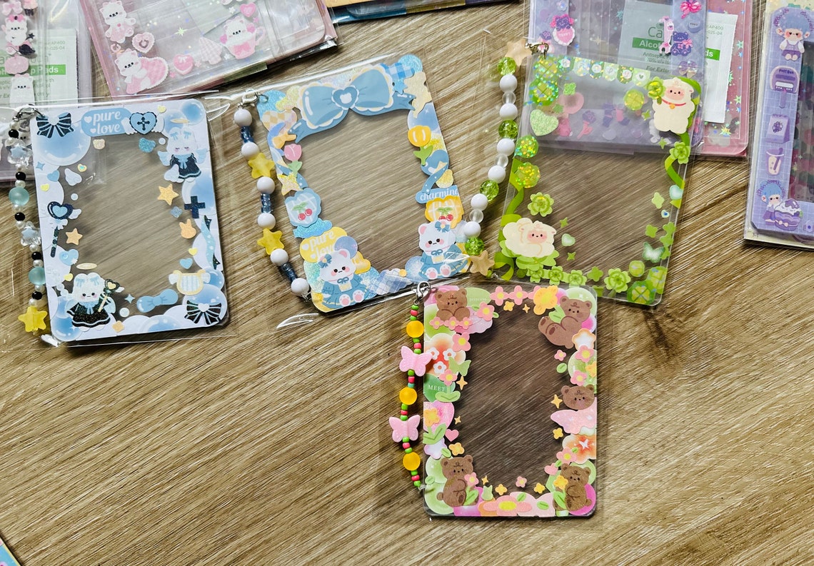 Decorated DIY Toploader Deco Kit | Stationary Stickers Polco - Etsy