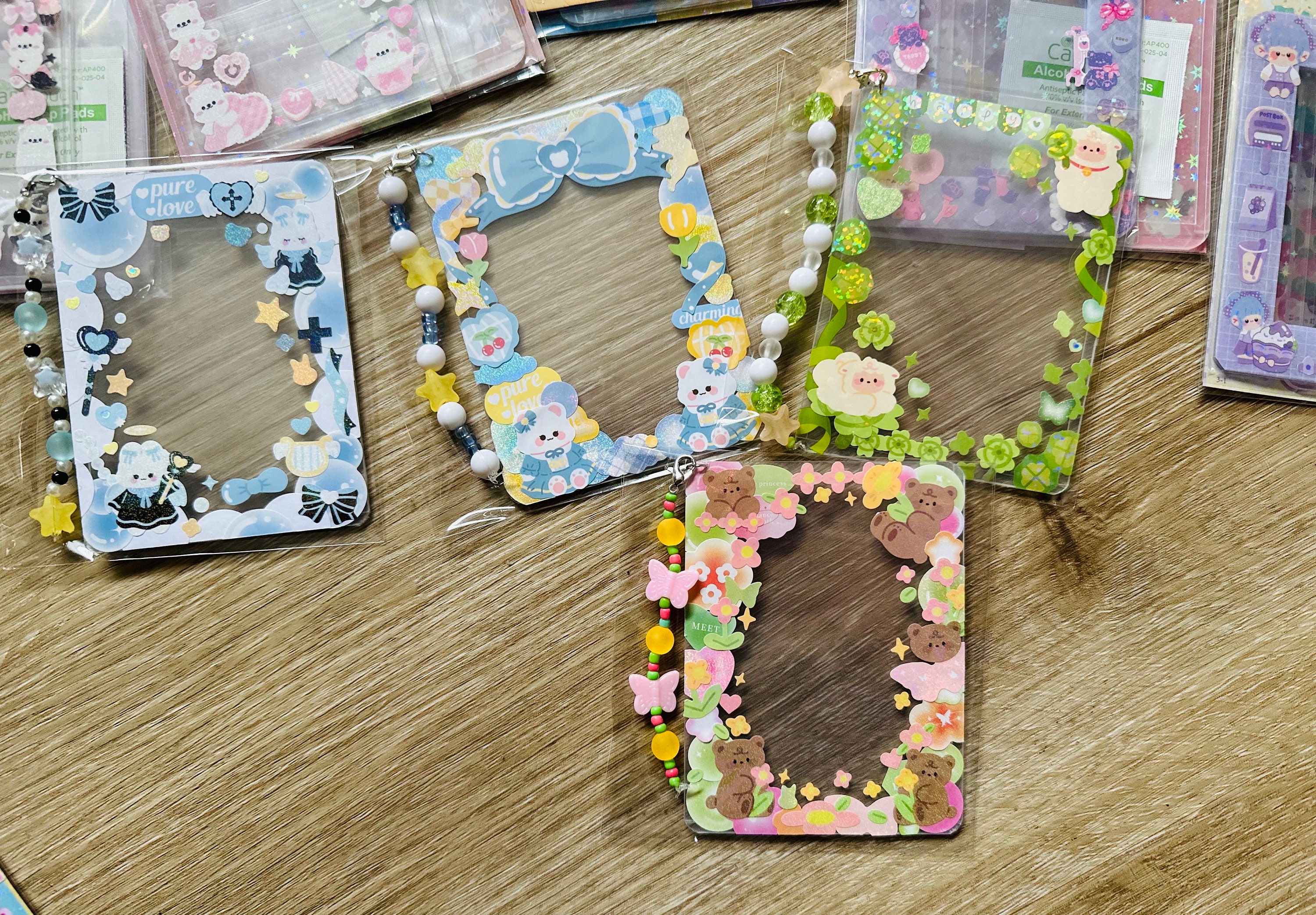Decorated DIY Toploader Deco Kit | Stationary Stickers Polco - Etsy