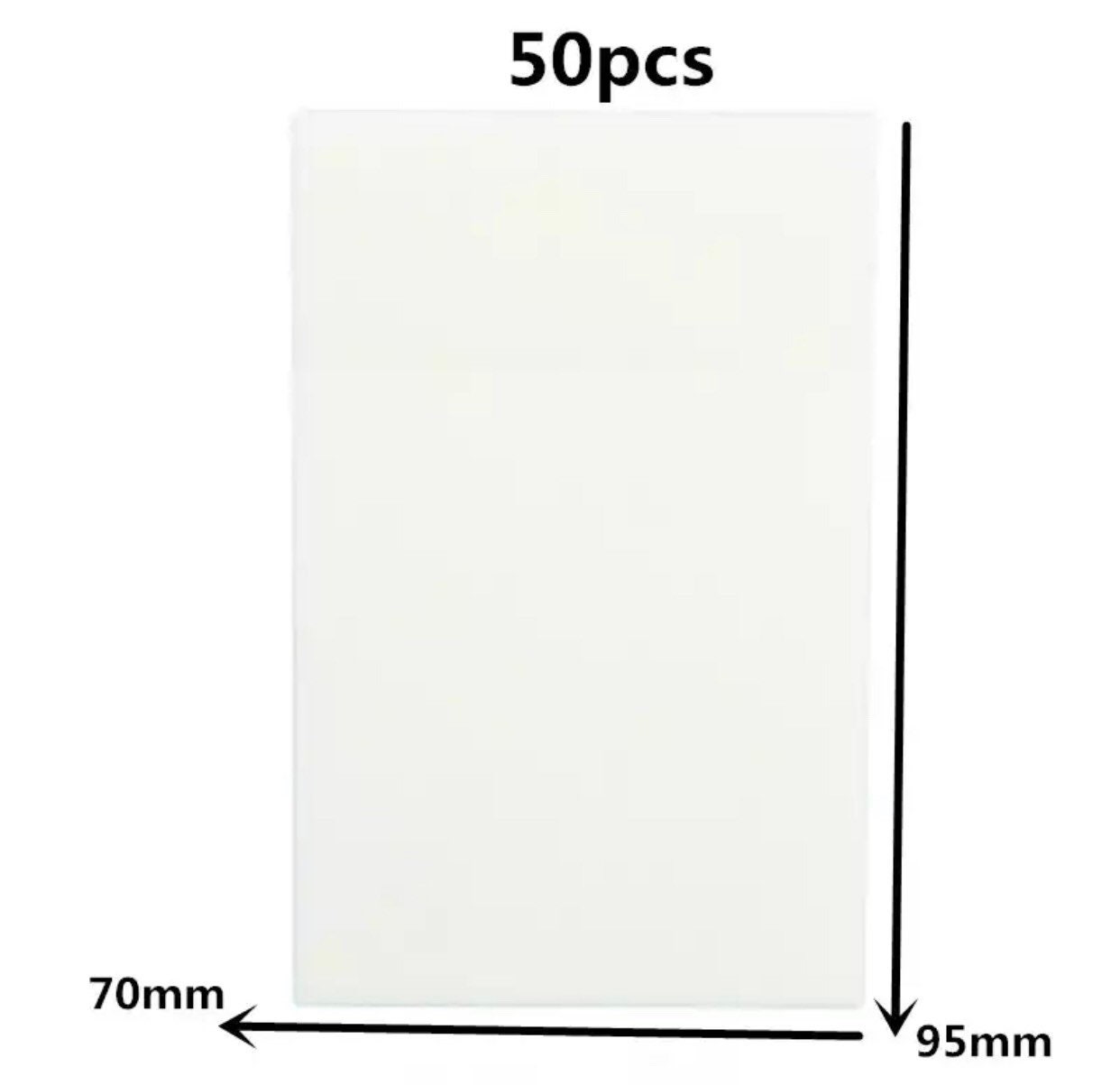 Transparent Sticky Notes 50 Sheets | Etsy