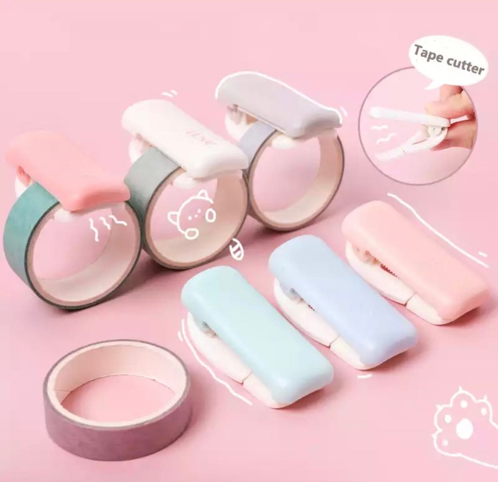 New Washi Tape Cutter Washi Tape Storage Office and School - Etsy