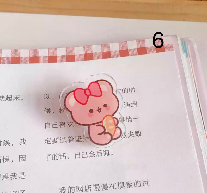 Kawaii Paper Clip Decorative Bookmark Binder Clips Memo Clip - Etsy
