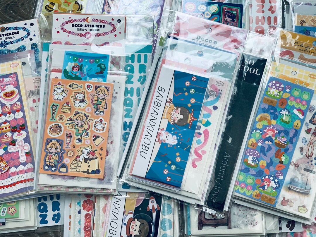 Sticker Sheet Grab Bag (10 Sheets) - Etsy