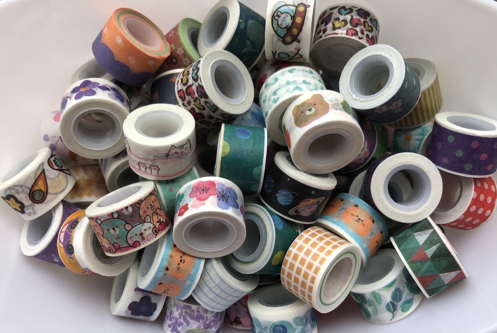 10 Pieces/lot Cute Cartoon Masking Tape Mini Washi Tape DIY - Etsy