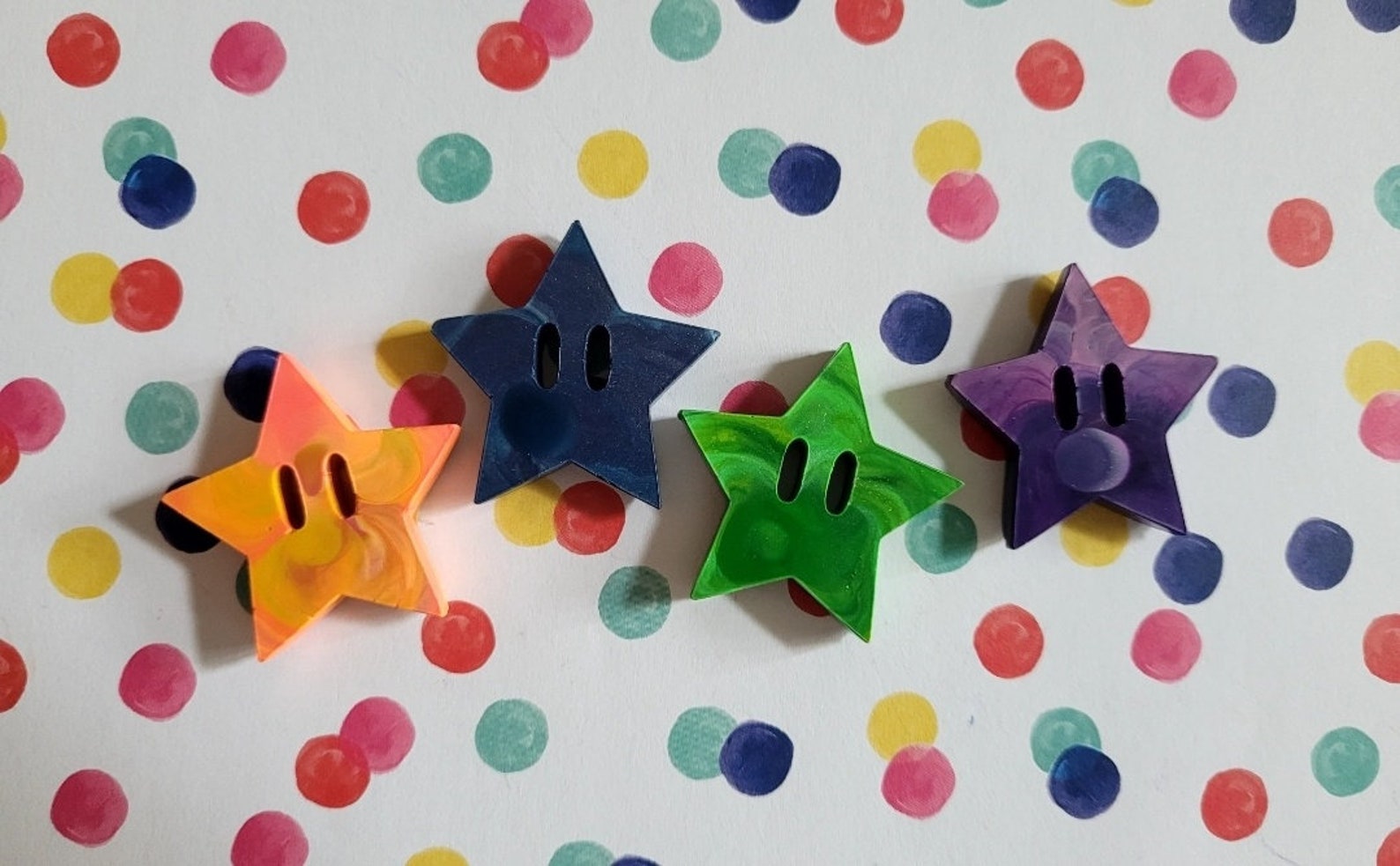 Mini Mario Crayon Set - Etsy