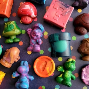 Mini Mario Crayon Set - Etsy