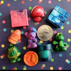 Mini Mario Crayon Set - Etsy
