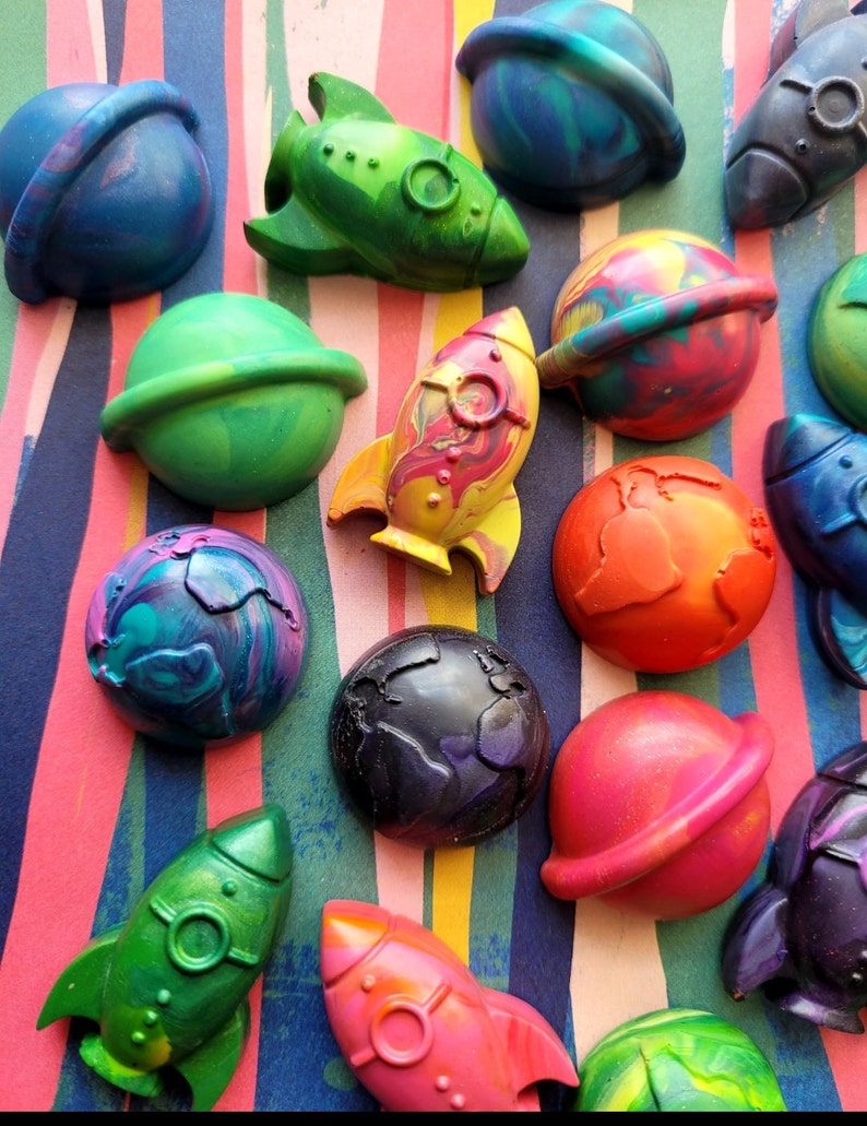 Space Crayons | Etsy