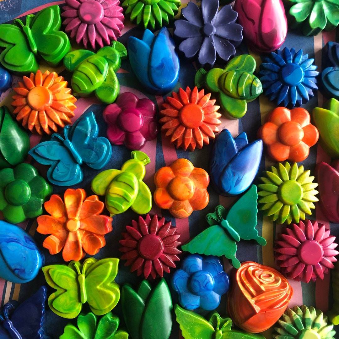 Colorful Spring Crayons - Etsy
