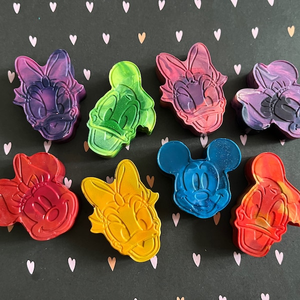 Minnie Mouse Crayons - Etsy