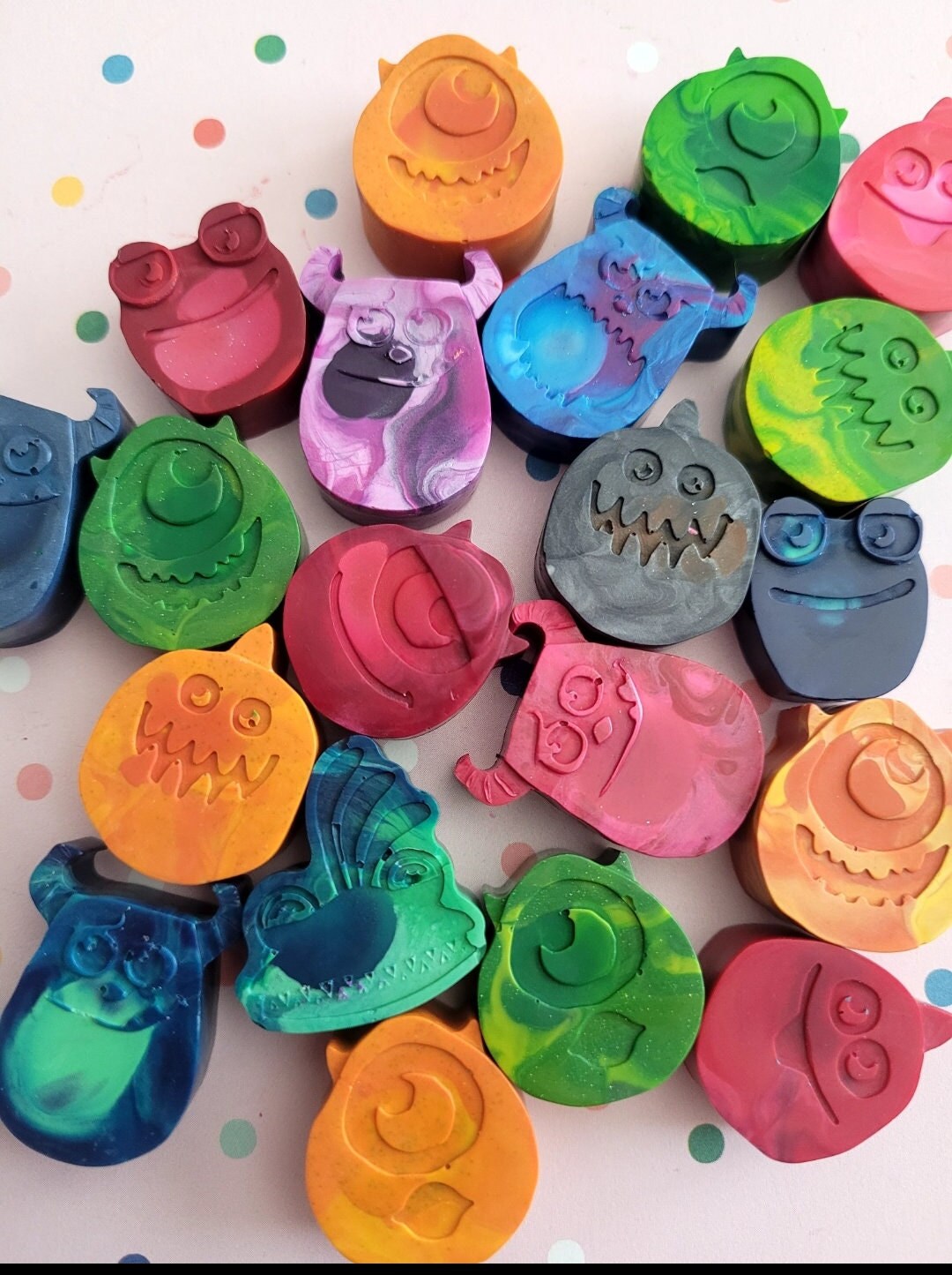 Monster Crayons - Etsy