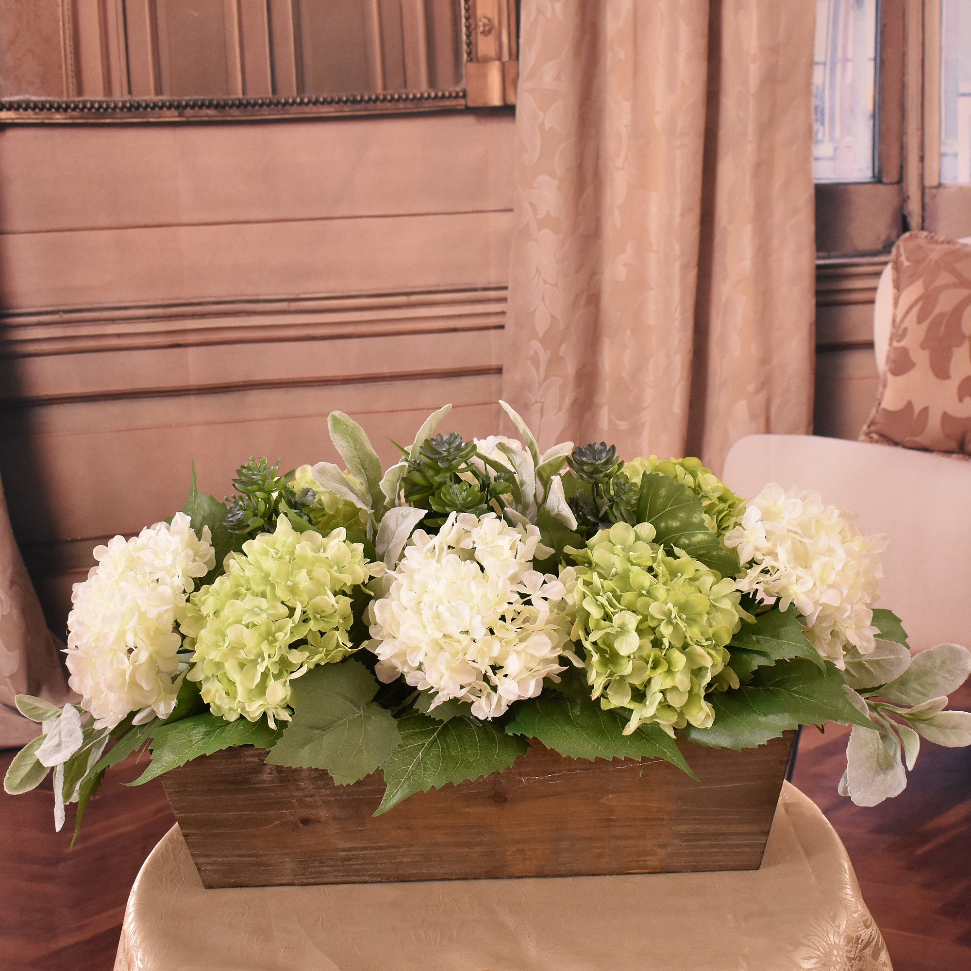 Farmhouse Hydrangea Planter - Etsy