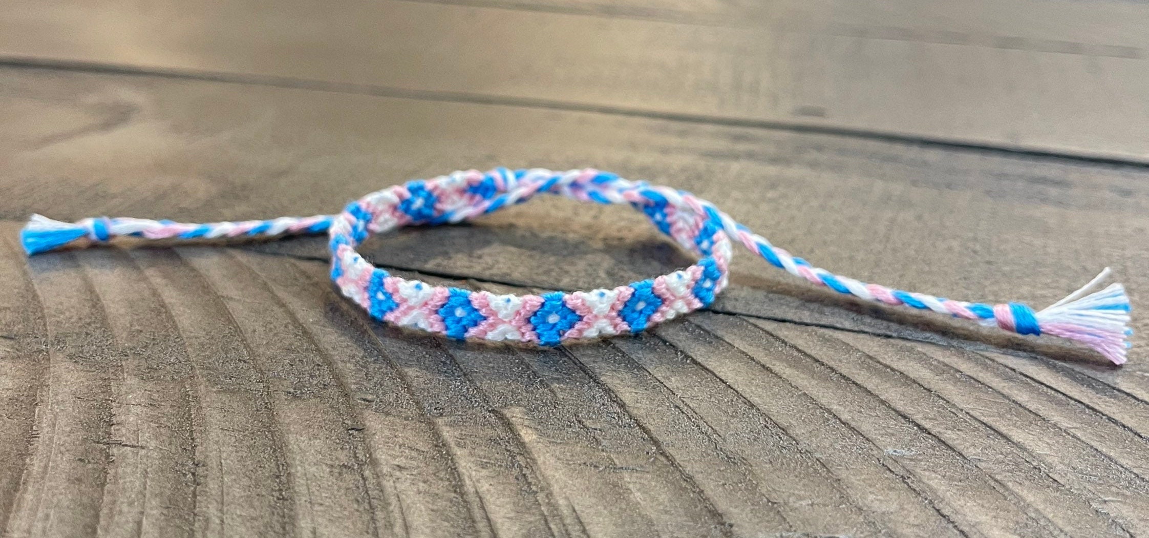 Hand-made Mini Diamond Friendship Bracelets - Etsy