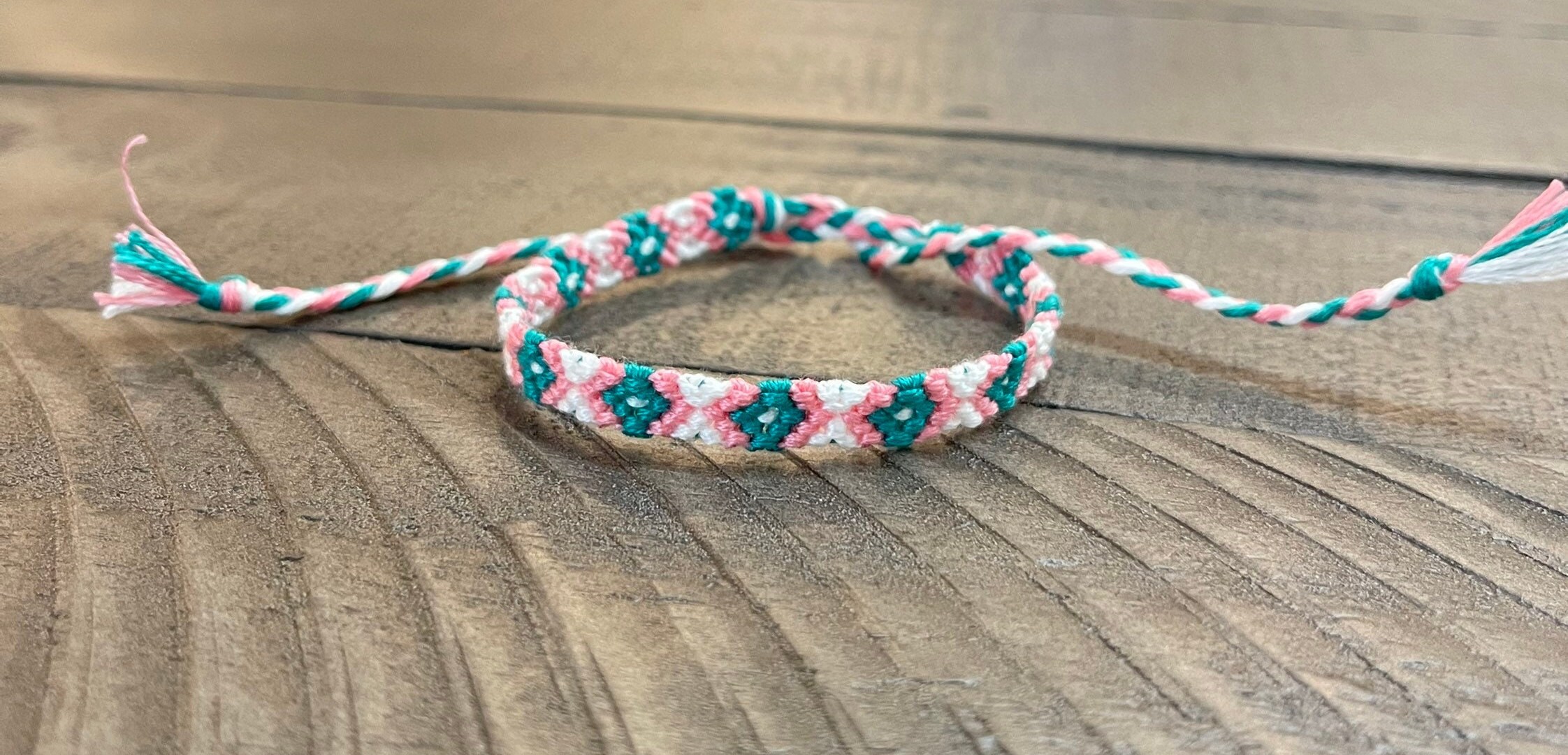 Hand-made Mini Diamond Friendship Bracelets - Etsy