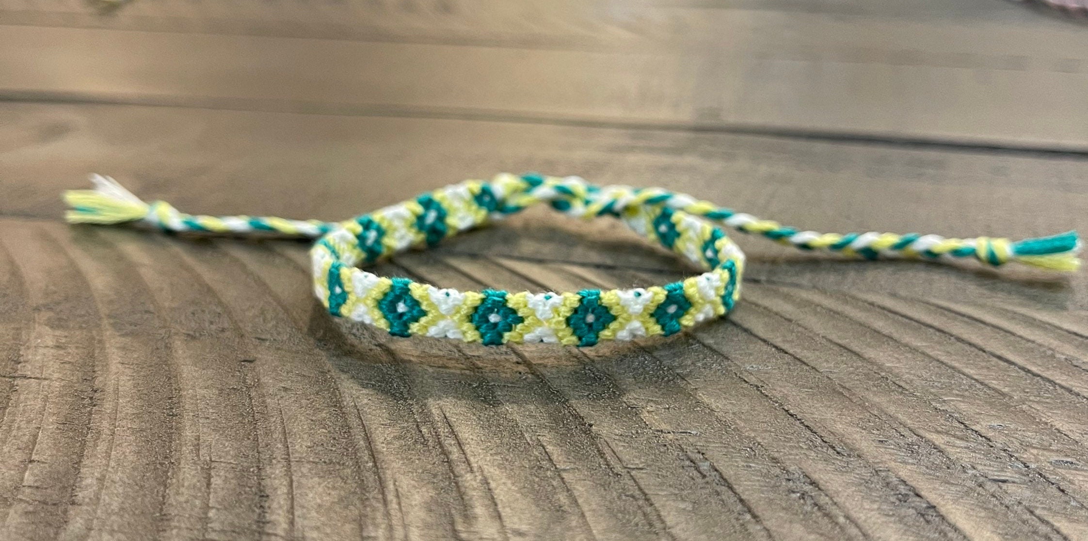 Hand-made Mini Diamond Friendship Bracelets - Etsy
