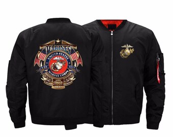 Marine corps jacket | Etsy