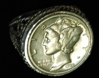 Dime Ring - Etsy