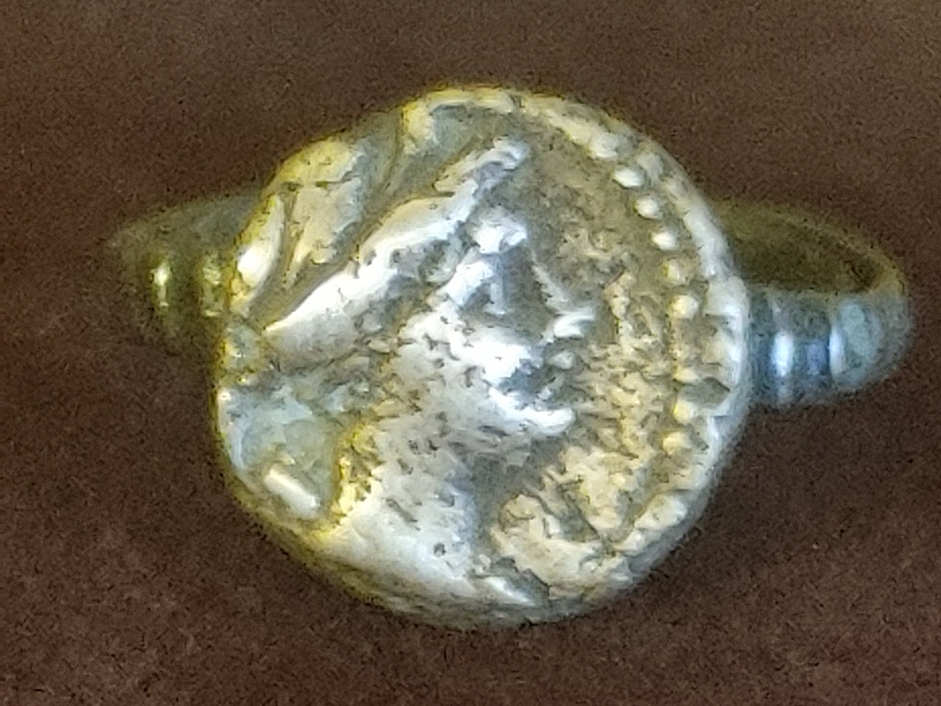 Authentic Ancient Greek Coin Ring, Larissa of Thessaly, Size 10 With ...