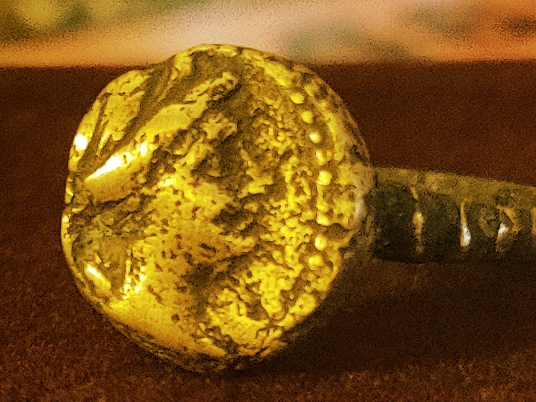 Authentic Ancient Greek Coin Ring, Larissa of Thessaly, Size 10 With ...