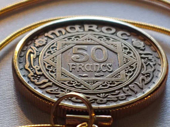 Scarce 1952 Moroccan 50 Franc Triple Star year 1371 C… - Gem