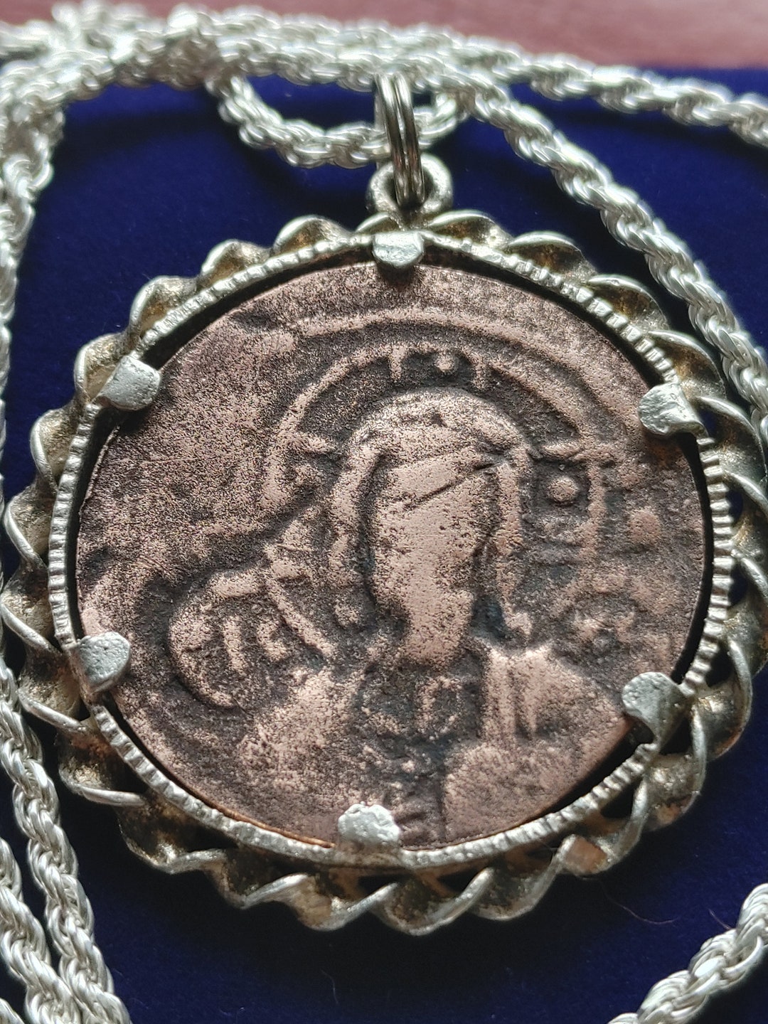 Byzantine Coin Pendant Michael VII Ducas 1071-1078 AD Follis of ...