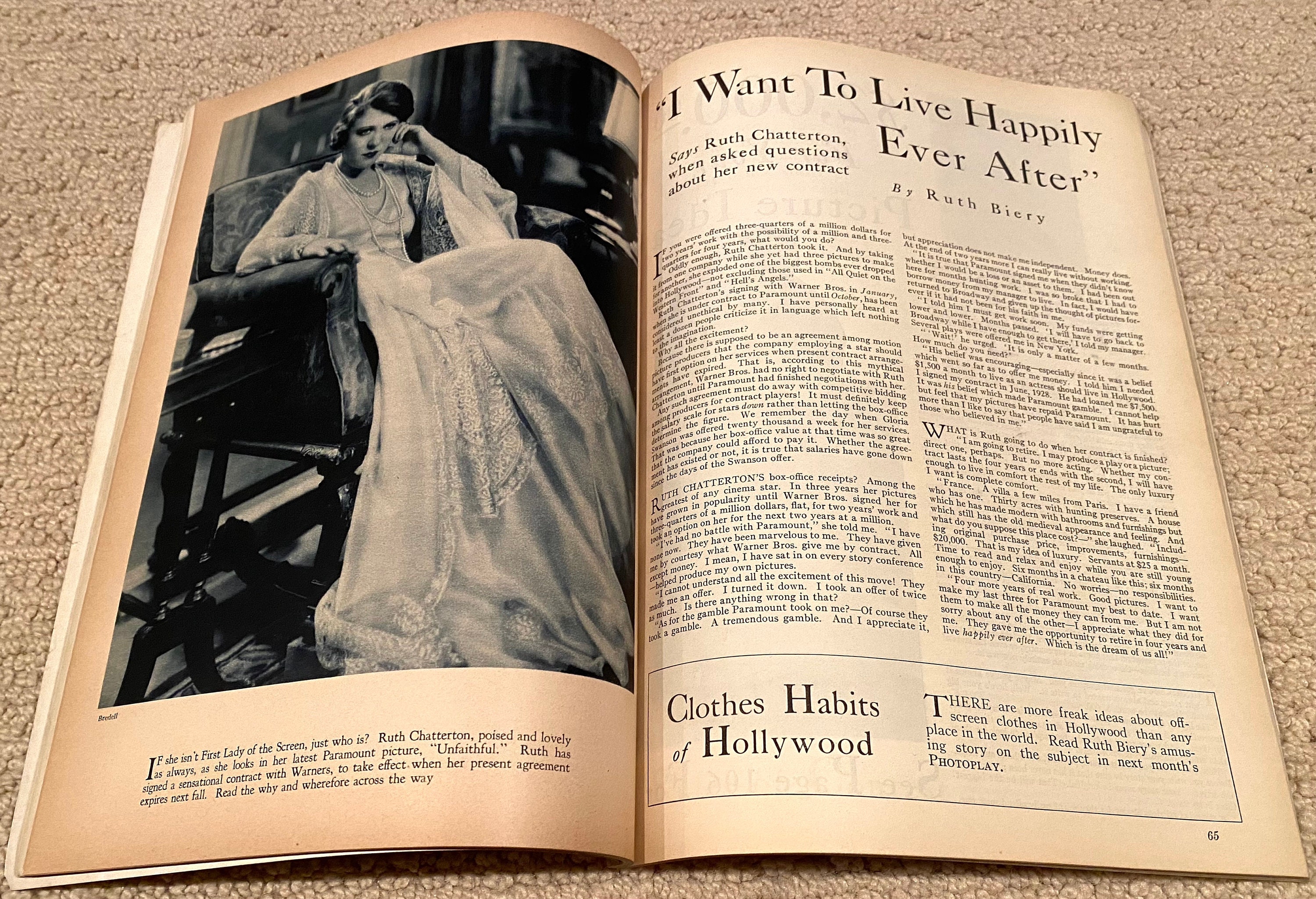 Original April 1931 Issue of Photoplay Magazine - Etsy