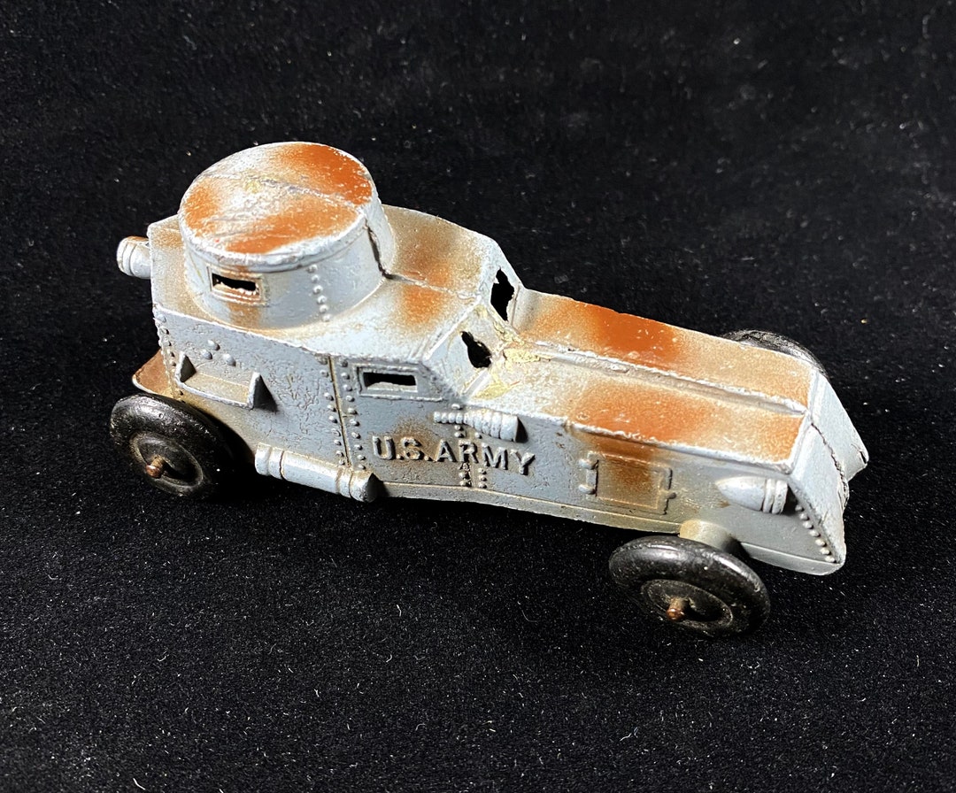 Original 1920s-1930s Diecast Tootsietoys Tank / Armored Car - Etsy