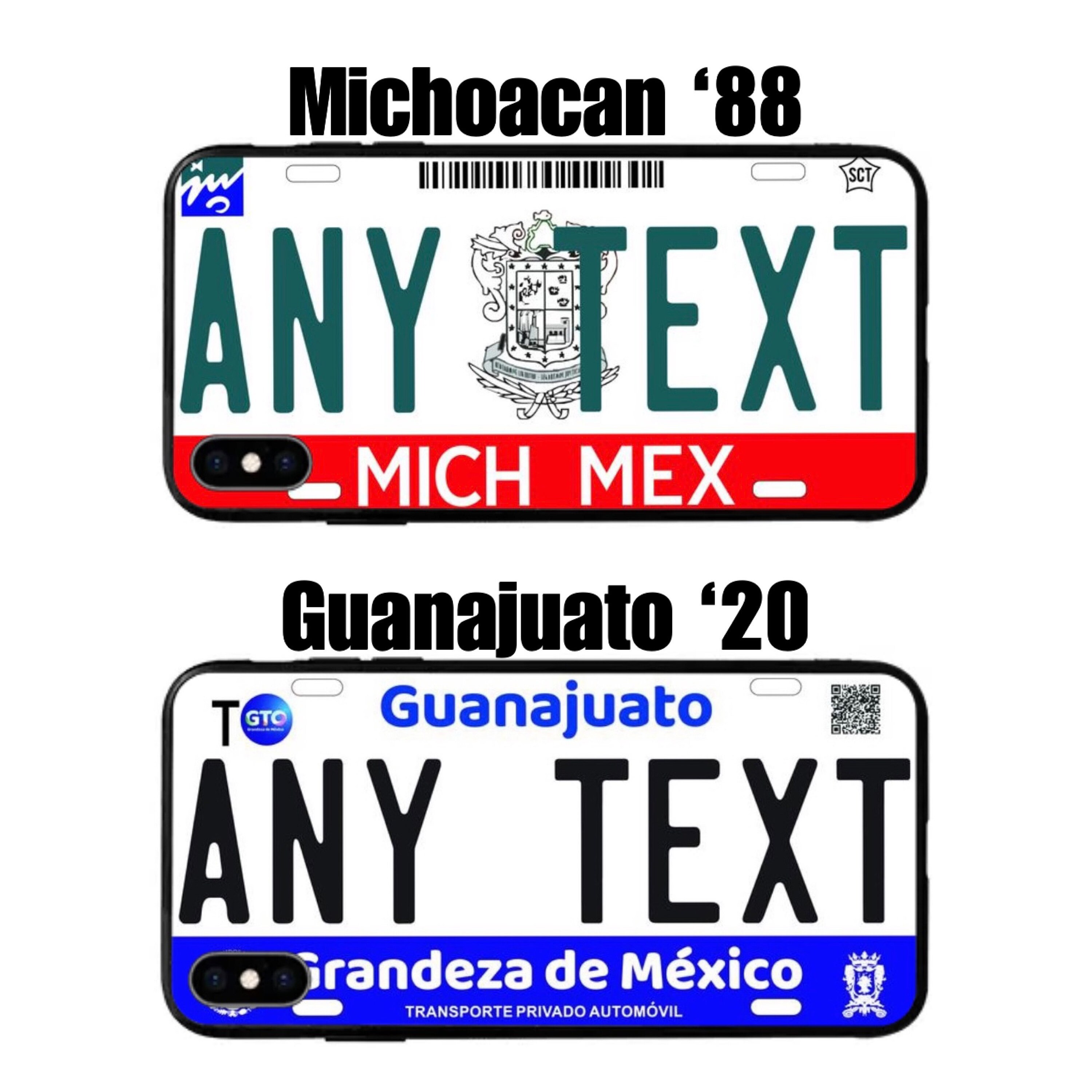 Custom Mexico License Plate Phone Cases & More - Etsy