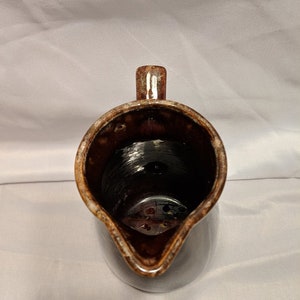 Mid Century Brown Slip and Drip Glaze Pitcher in Good - Etsy